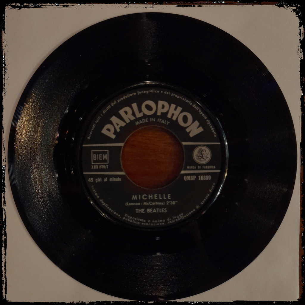 THE BEATLES - Run For Your Life - Ed ITA 1966 Vinilo / Single