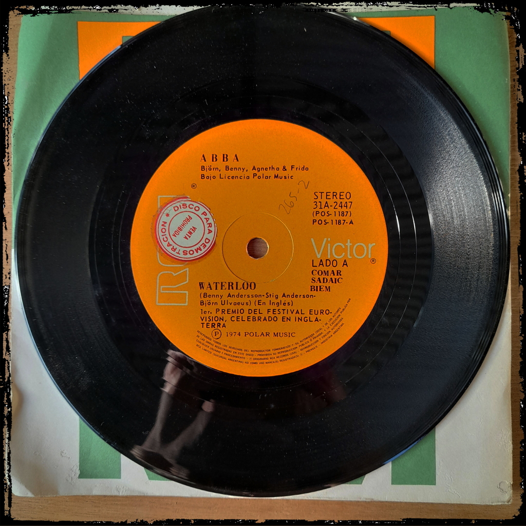 ABBA - Waterloo - Ed ARG 1974 Vinilo / Single