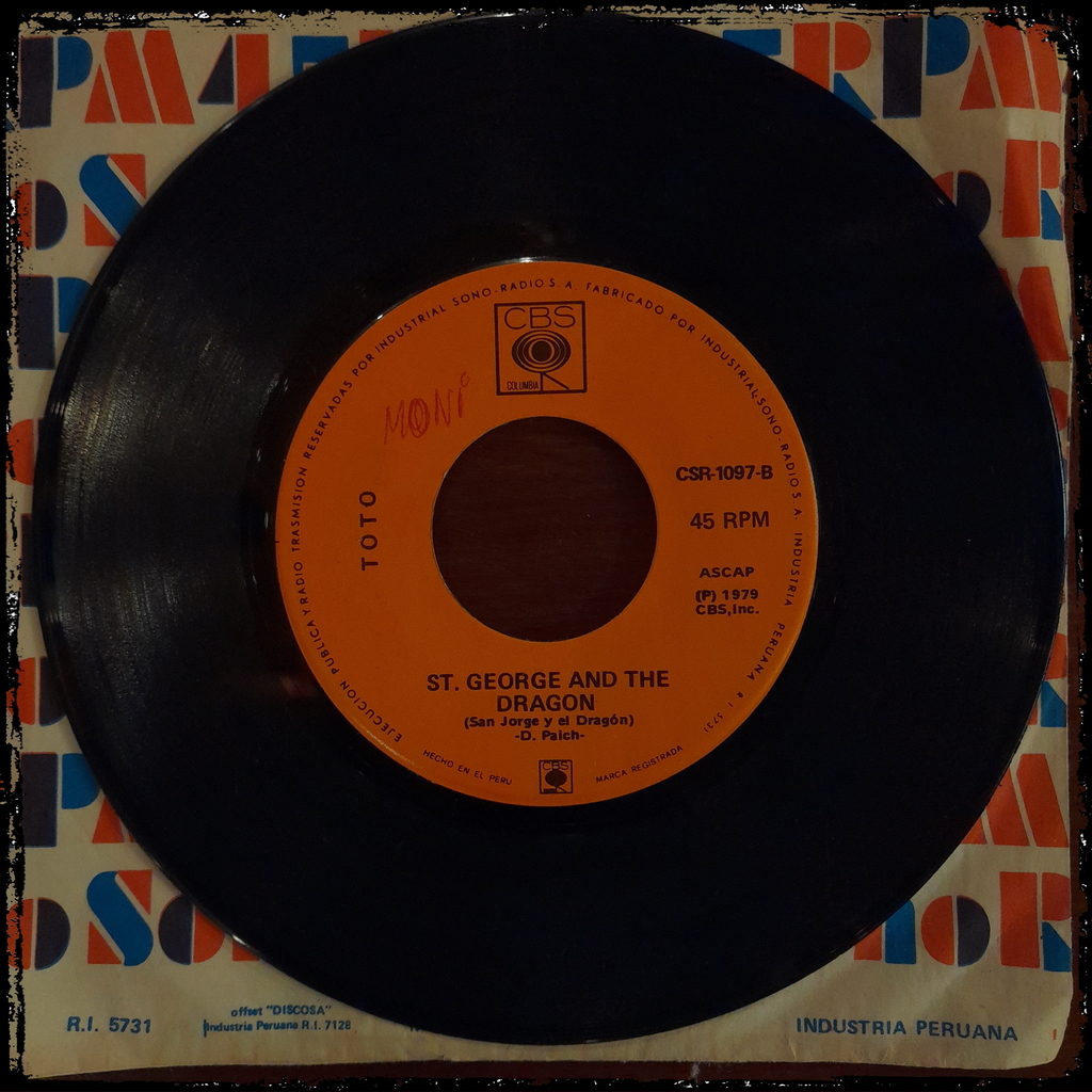 TOTO - 99 - Ed PERU 1979 Vinilo / Single