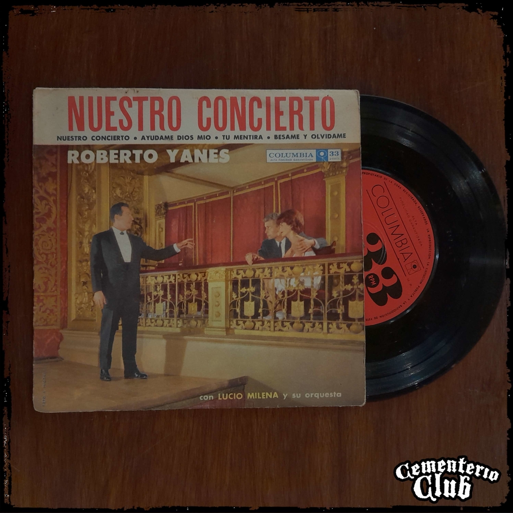 ROBERTO YANES - NUESTRO CONCIERTO EP - ARG Vinilo / Single