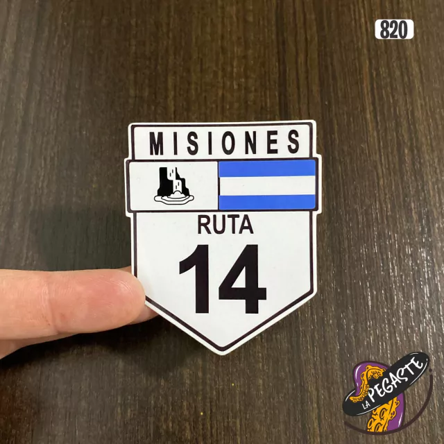 Chapa Ruta 14 - Misiones - Comprar en lapegaste