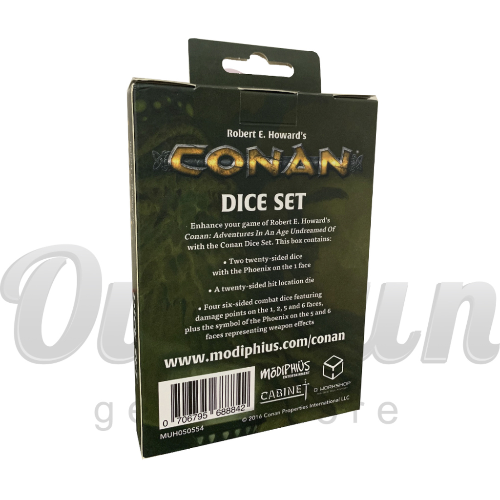 Conan RPG 2D20: Kit de Dados - Overrun Geek Store