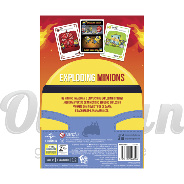 Exploding Minions - Comprar em Overrun Geek Store