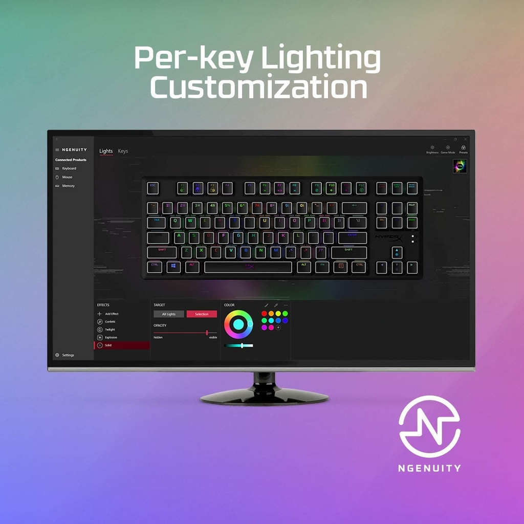 HyperX Alloy Origins Core Teclado Mecánico Para Videojuegos con Tecla