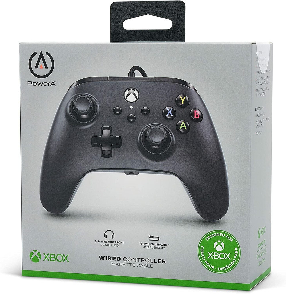 PowerA Wired Controller for Xbox Series X|S - Black