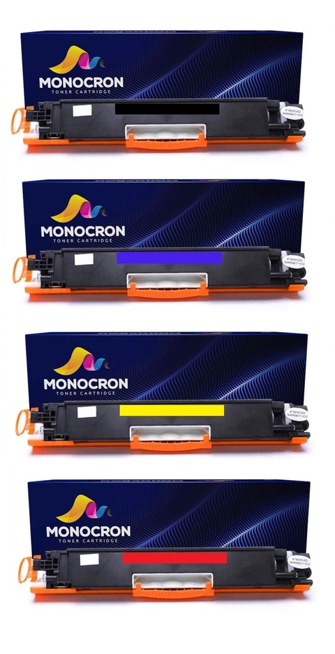 4x Cartuchos de Toner p/ HP Color LaserJet Pro MFP M176N | M176 N | M ...