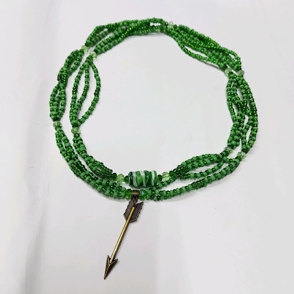 Brajá/ Guia Oxossi 3 fios - Ateliê Oliveira Guias