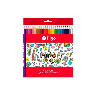 Lapiz Lapices Filgo Sigma Color Caja X12 Colores Largos