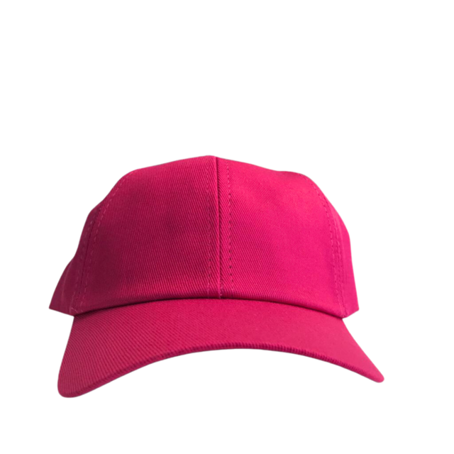 BONÉ LISO BRIM PINK COM VELCRO - 1 UNIDADE