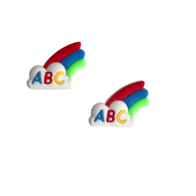 Aplique ABC Escolar Emborrachado - 1 unidade