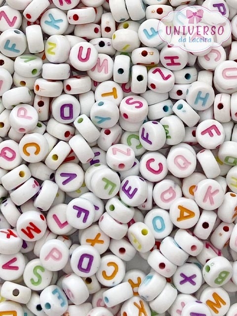 ENTREMEIO LETRA REDONDA COM LETRAS COLORIDAS COM 20 GRAMAS