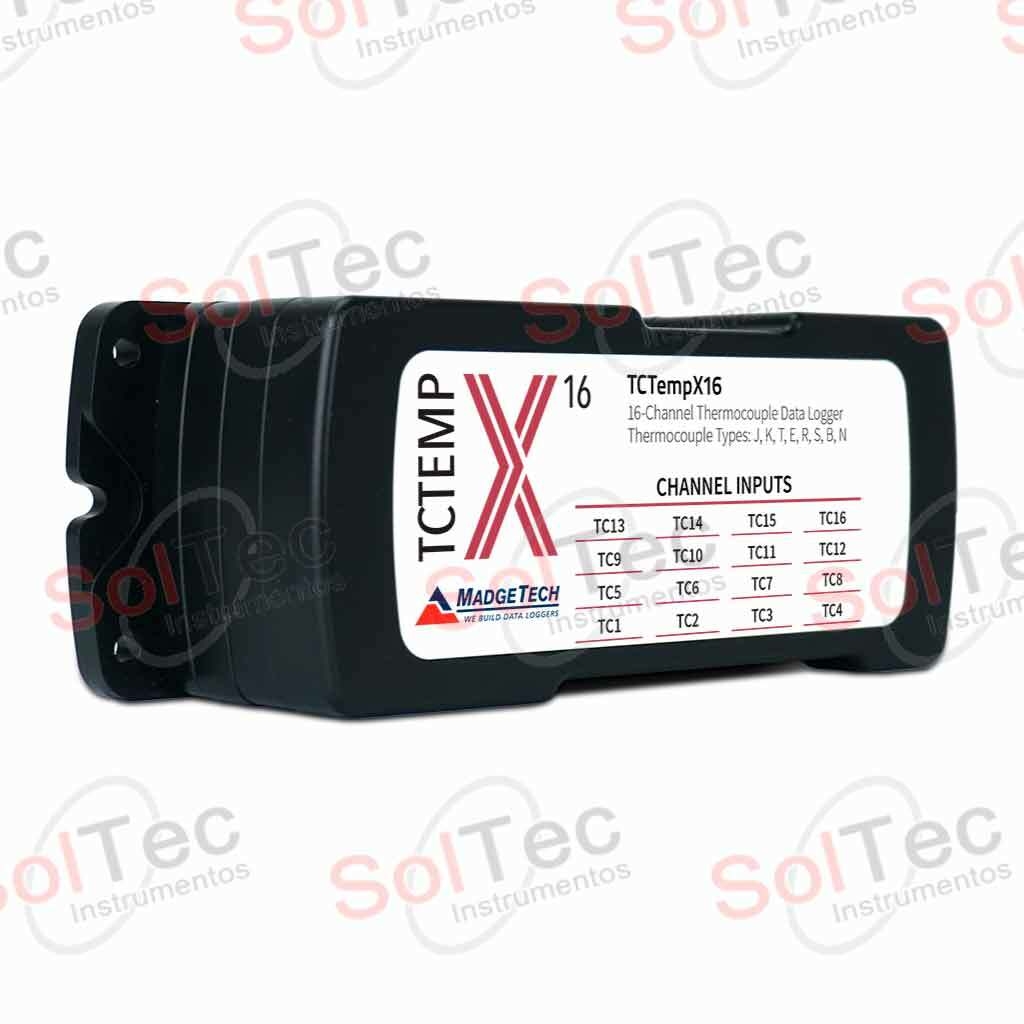 Data Logger de Termocuplas de 4 a 16 canales - TCTempX - MadgeTech