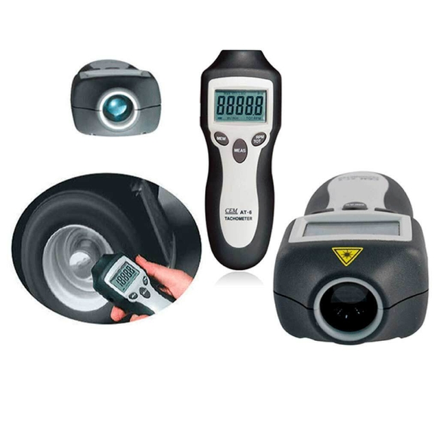 Tacómetro digital Láser - AT-6 - CEM