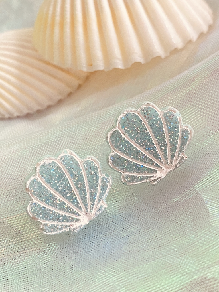 Brinco Concha Aqua - Comprar em Mumi Fun