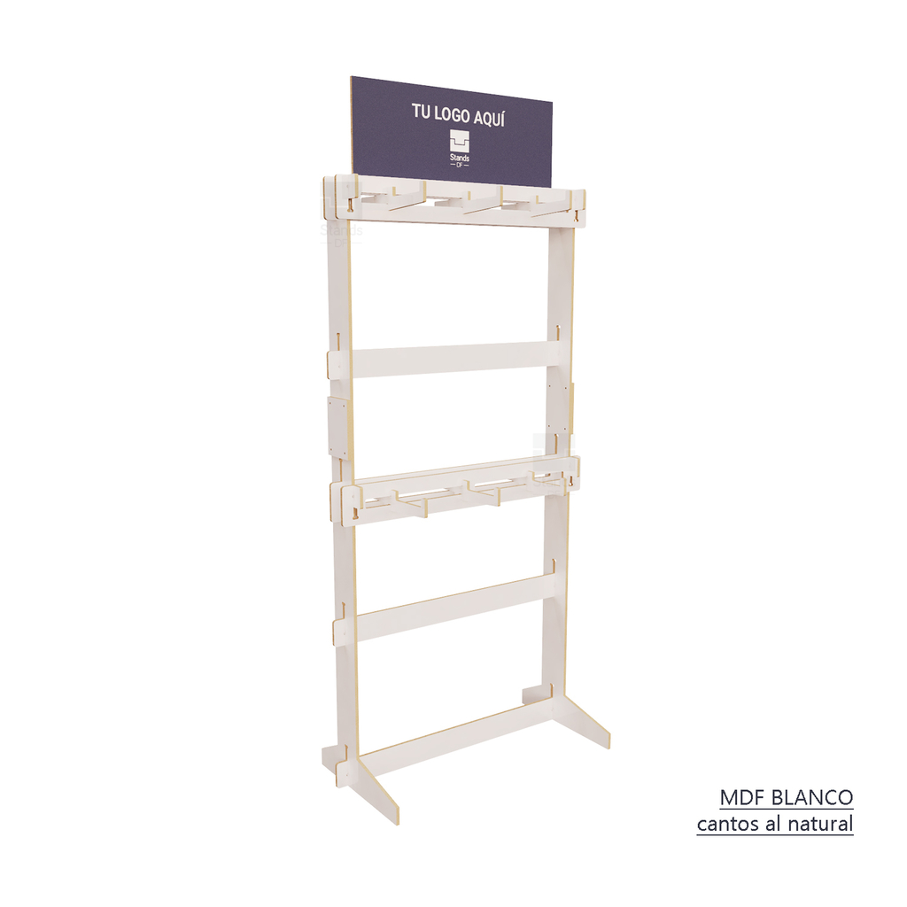Exhibidor para ropa colgador frontal. - StandsDF