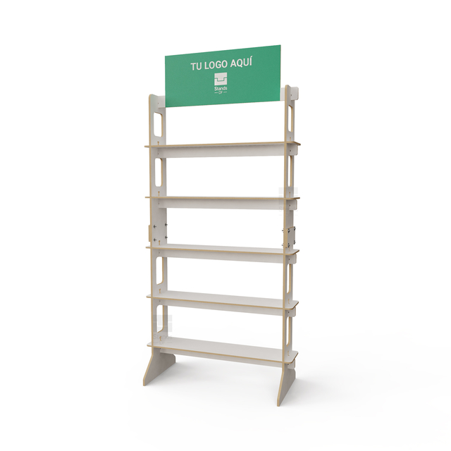 Exhibidor armable estante sencillo - StandsDF