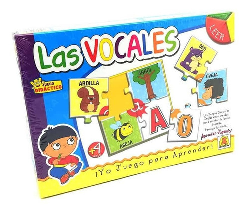 Juego de mesa "Las vocales" - Comprar en TIMMY