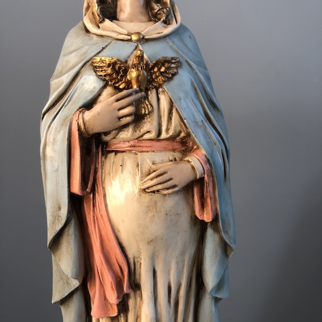 Nossa Senhora Grávida - 32cm - Com auréola