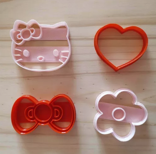 Cortantes Hello Kitty - Comprar en Enmana Todo en 3d