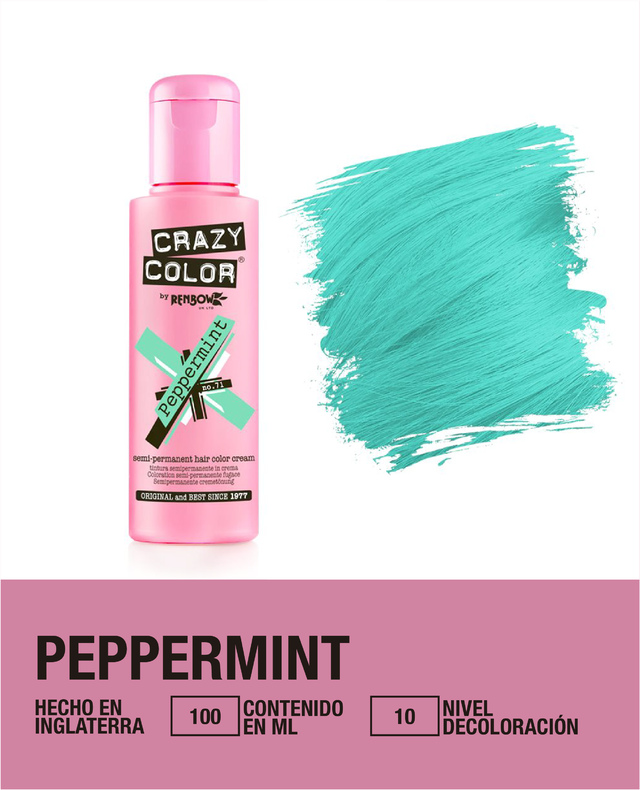 Peppermint de Crazy Color - Urban Colour Studio