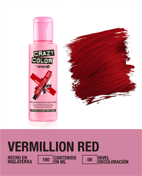 Vermillion Red de Crazy Color - Urban Colour Studio