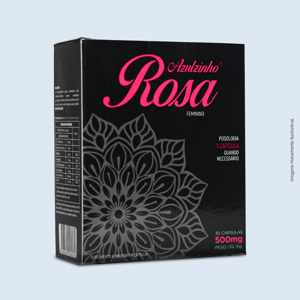 Composto Azulzinho Rosa Libido Feminino 30 | Farmácia Equilíbrio