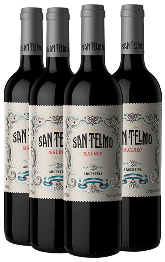 KIT 4 UN. SAN TELMO - MALBEC - Empório do Mundo