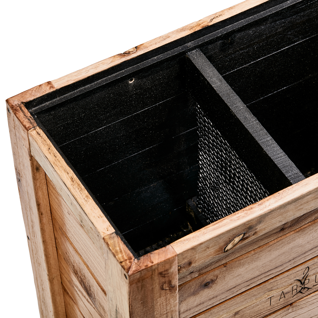 Compostera de madera para 4 personas tarpuy apta uso exterior