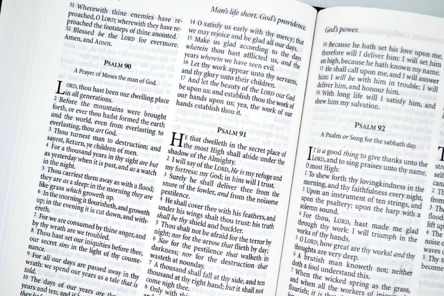 Holy Bible Bíblia Em Inglês Capa Dura Preta - Tenda Gospel Livraria