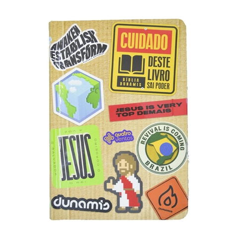 Bíblia Dunamis Stickers Capa Dura - Tenda Gospel Livraria Cristã