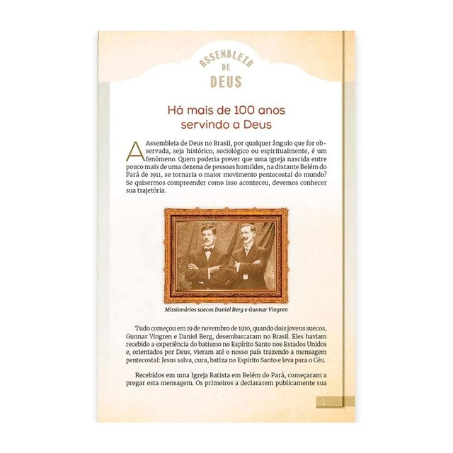 Bíblia Assembléia De Deus - Luxo Preta Capa Logo - Tenda Gospel