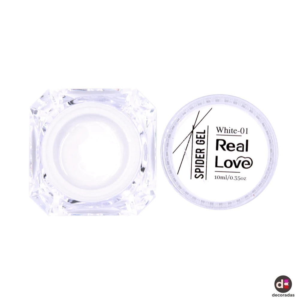 Gel Spider Branco Real Love