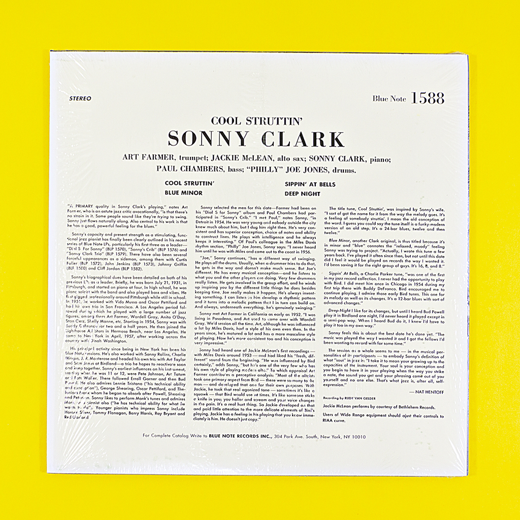 Sonny Clark - Cool Strutin' (Importado / Blue Note)