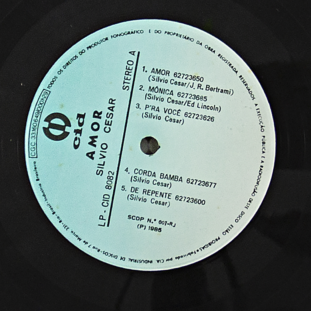 Silvio Cesar - Amor - Comprar em Supernova Discos