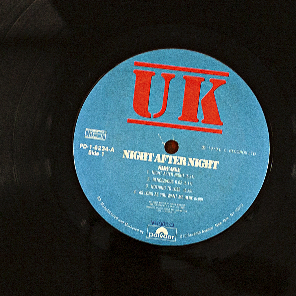 UK - Night After Night (Importado) - Supernova Discos
