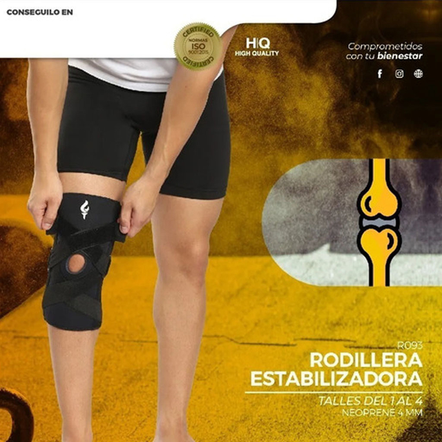 Rodillera para Ligamentos Cruzados de Neoprene DEMA