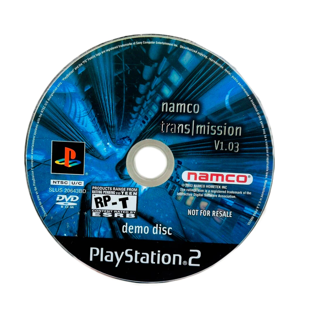 DEMO DISC NAMCO TRANSMISSION (SEM CAPA) SEMINOVO - PS2