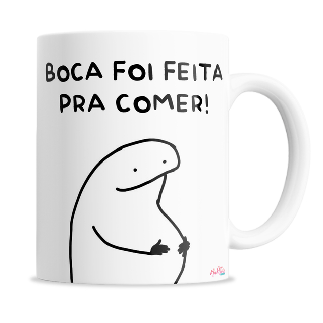 Caneca Flork Florkofcows - Boca foi feita pra comer!