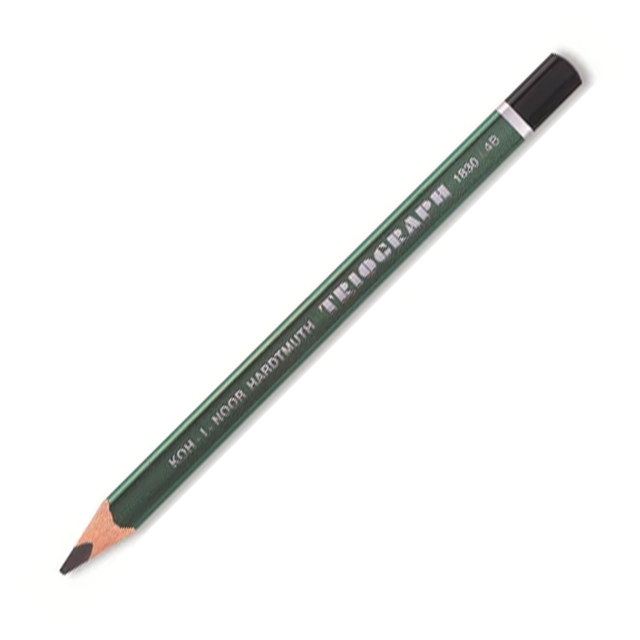 Lápiz De Grafito Koh I Noor Triograph 4B