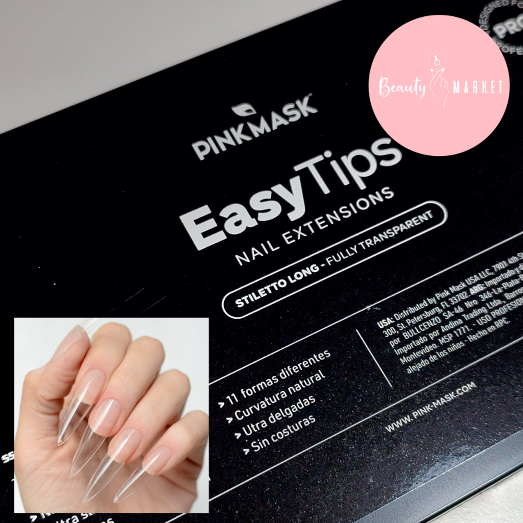 Easy Tips PINK MASK x 550 unidades
