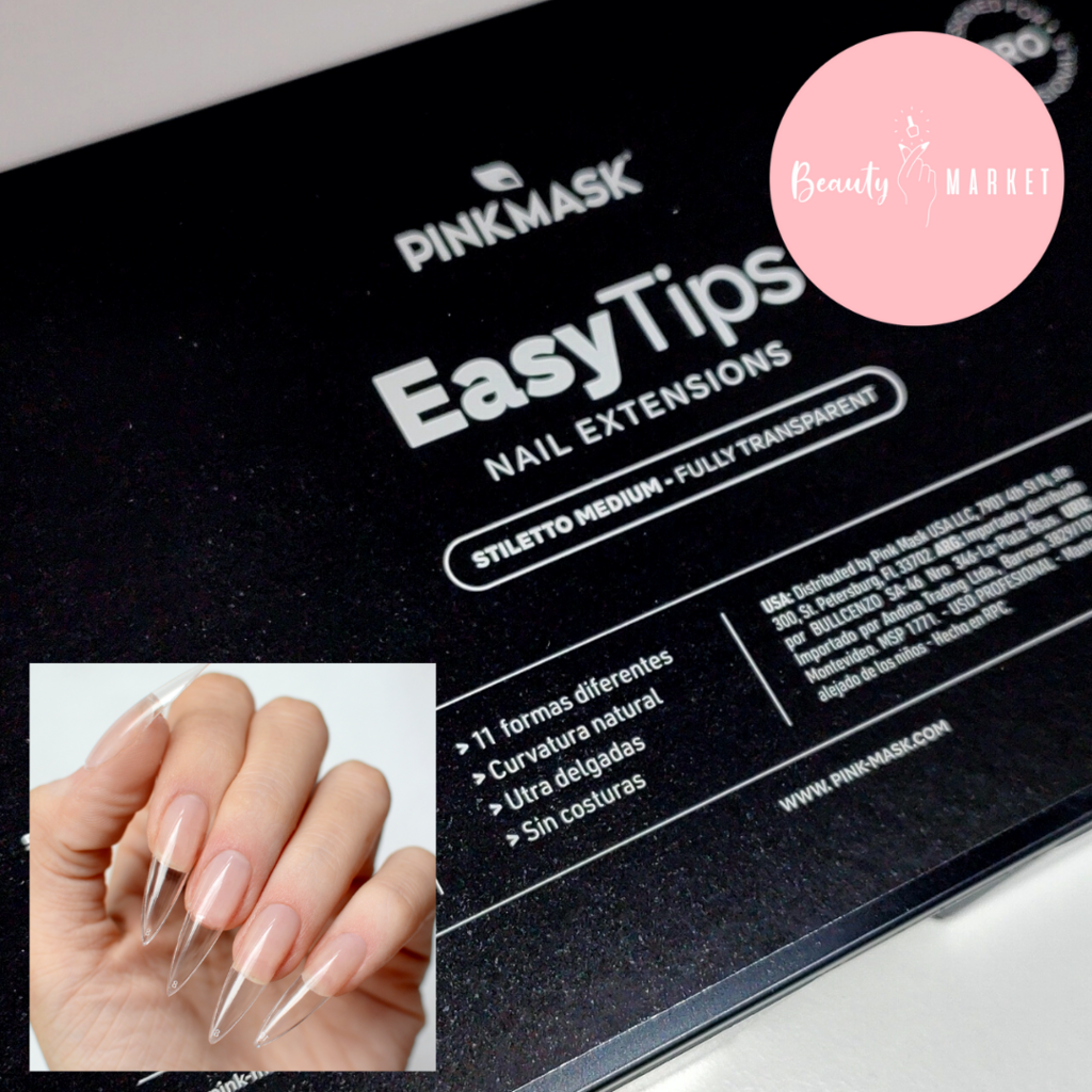 Easy Tips PINK MASK x 550 unidades