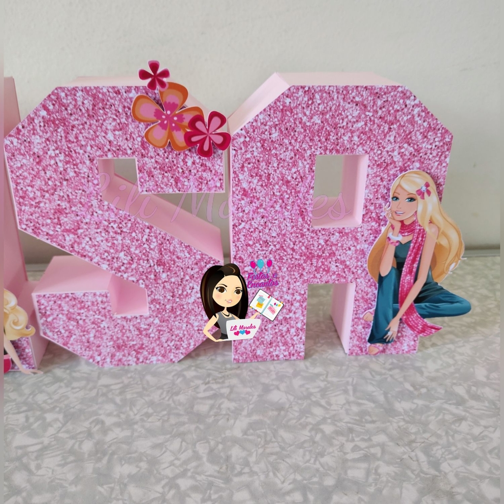 Letra 3D Barbie (Ref. 0103)