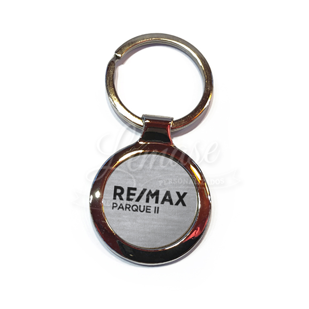 LLAVERO DE METAL REDONDO - Comprar en Lemase Regalos