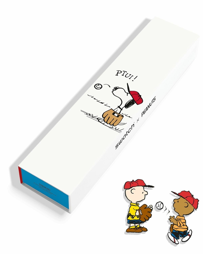 Reloj Swatch Snoopy Peanuts First Base So29z107