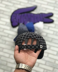 Boné andy quadriculado - raridade (preto)