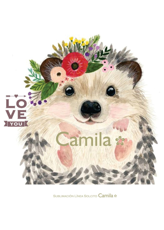 CAMILA LAMINA DECOUPAGE A4 D192 - RINCONCITO DE ARTE MG