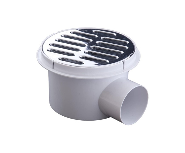 172 Coladera Salida Lateral Rejilla Cromada Dica