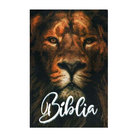Bíblia Sagrada ACF Media Capa Dura Slim Leão Original - Com Cristo
