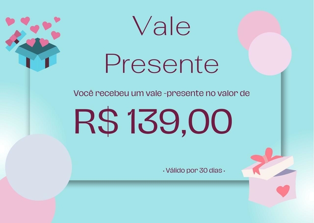 Comprar VALE PRESENTE em laasprataas