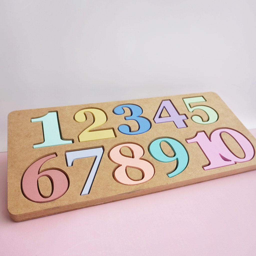 NUMEROS DIDACTICOS - ENCASTRABLE - Malulajugaresprimero